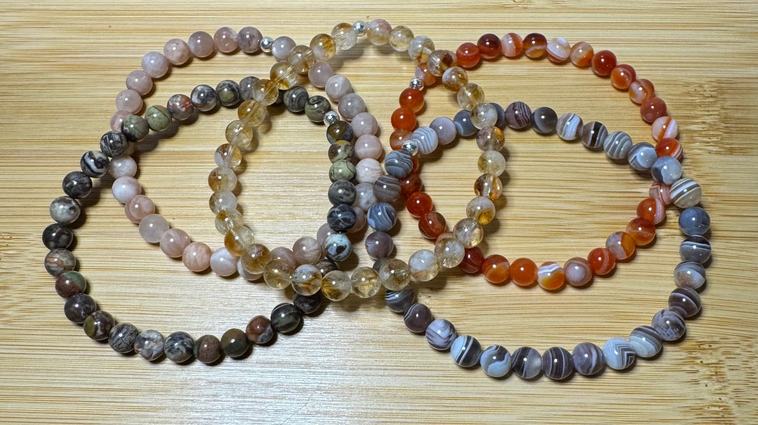 Bracelets made with Genuine Stones and Sterling Silver – Kova Stones